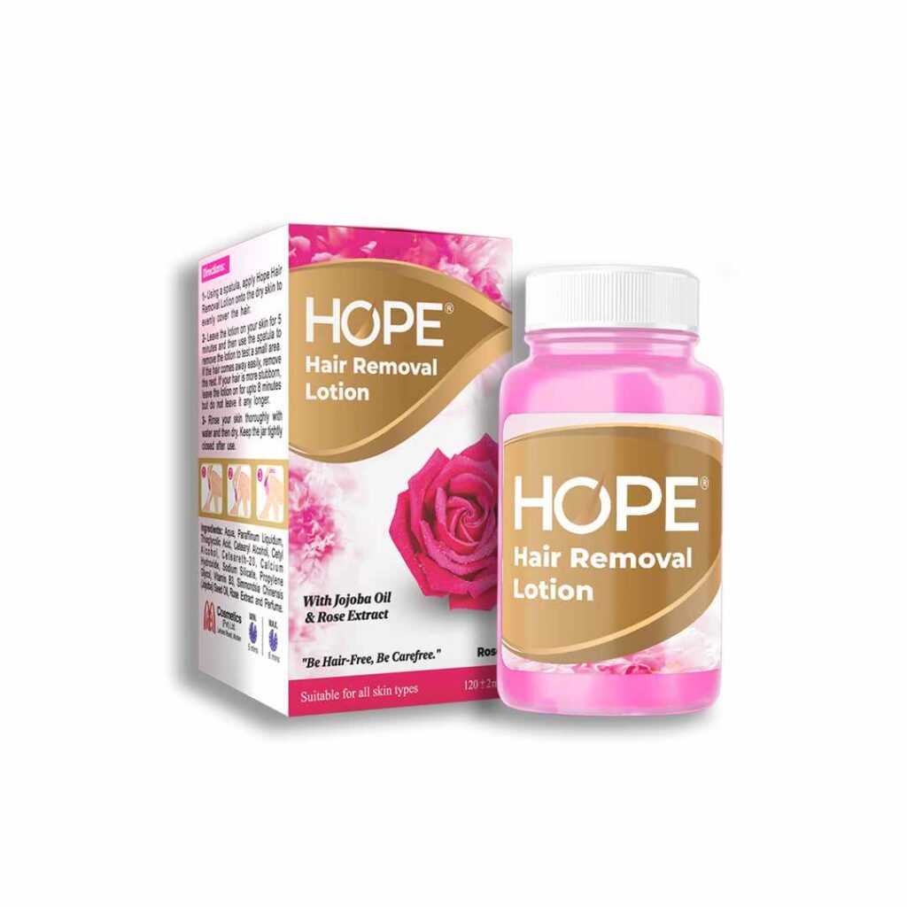 Hope Hair Removal Lotion - Jojoba Oil With Rose Extract | Mmccosmetics